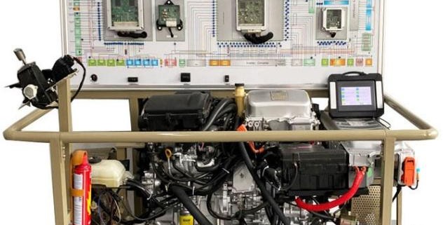 ATE-HBET08 HYBRID ENGINE TRAINER WITH AUTOMATIC TRANSMISSION - Syarmaine Enterprise